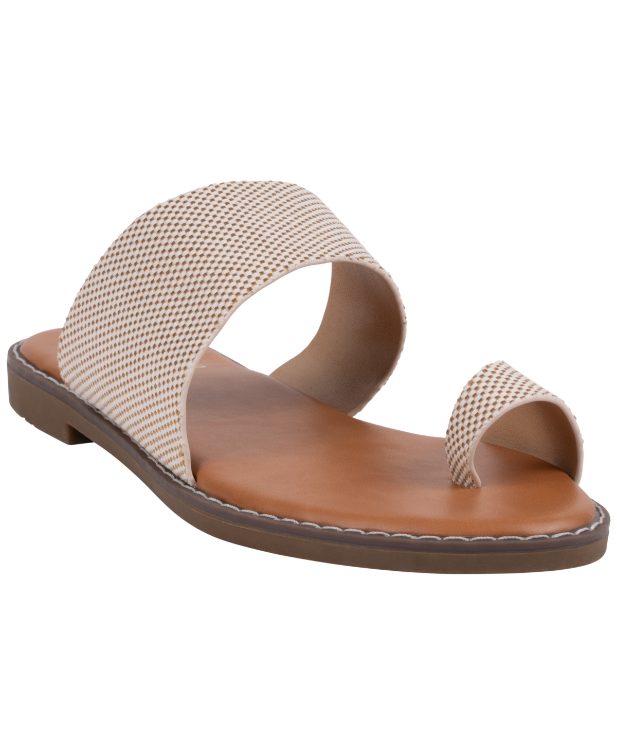 Click here for Gc Shoes Womens Florence Toe Loop Flat Sandals - I... prices