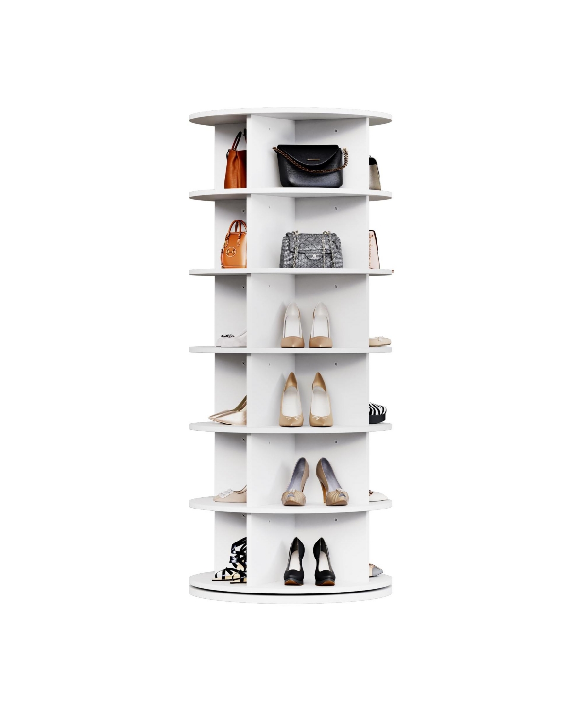 Click here for gaomon 6-Tier Round 360° Rotating Shoe Tower... prices