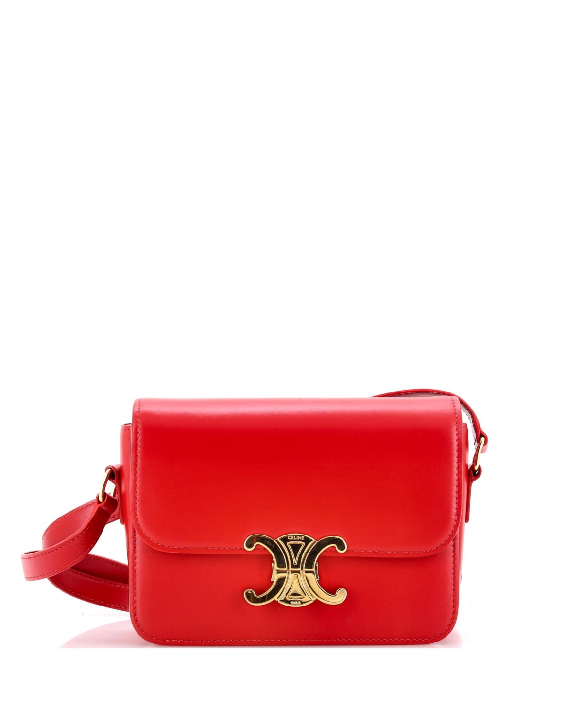 Click here for Pre-Owned Celine Teen Triomphe Shoulder Bag Smooth... prices
