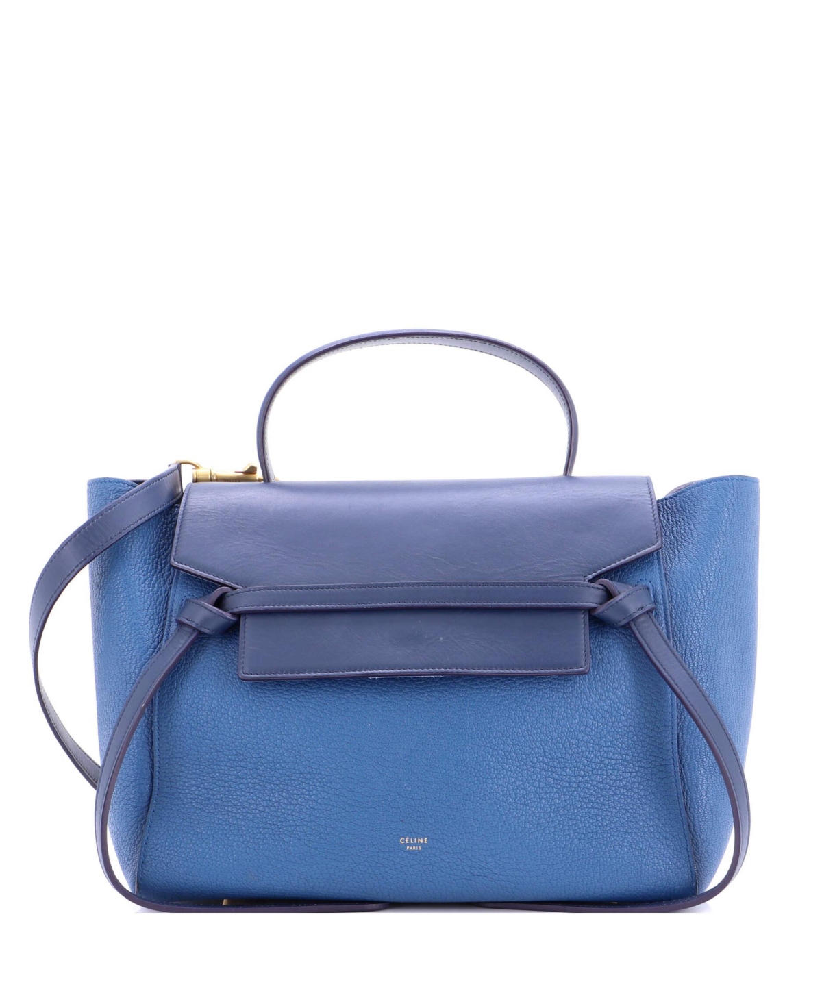 Click here for Pre-Owned Celine Mini Bicolor Belt Bag Leather - B... prices