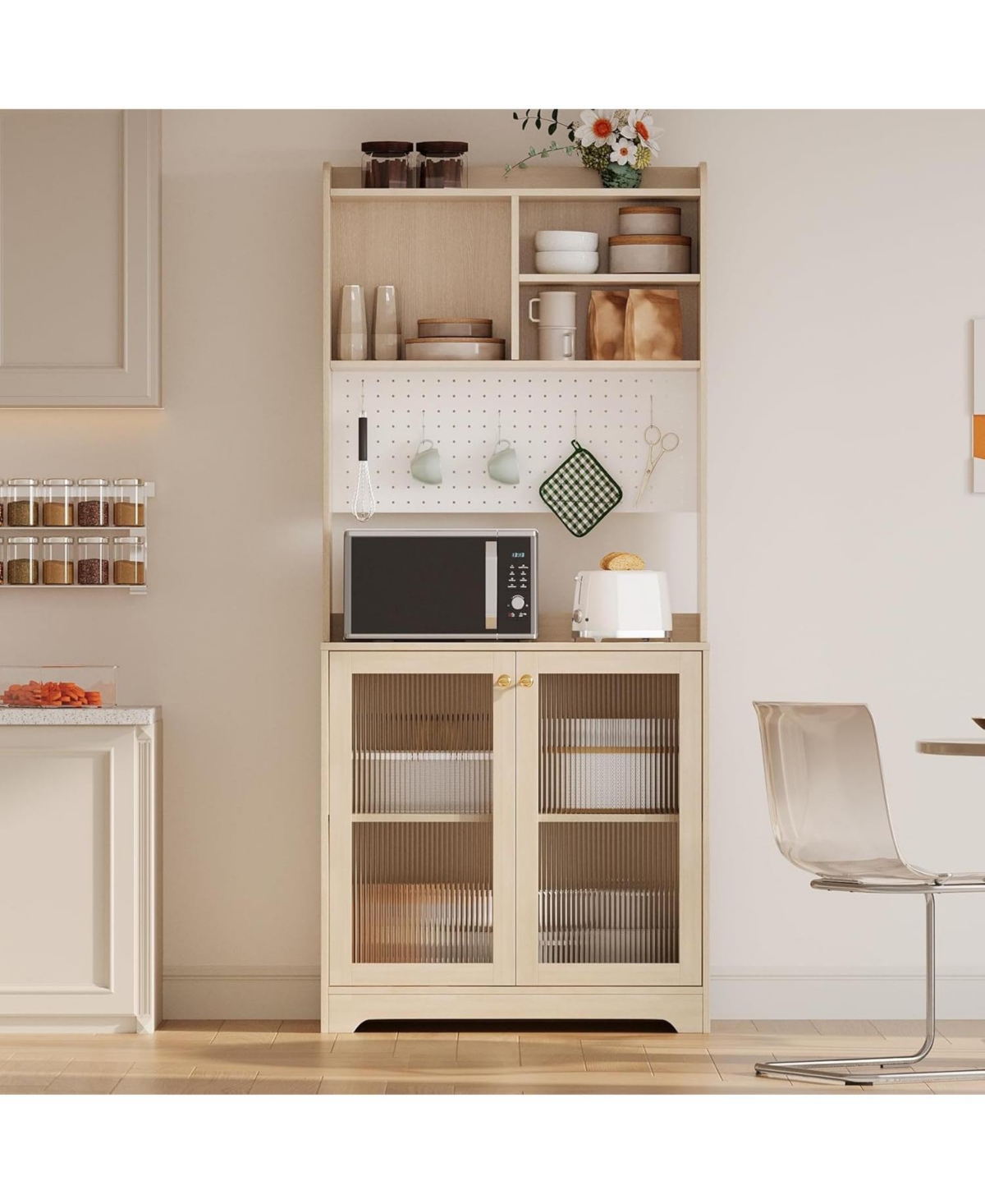 Click here for gaomon 71 inch Pantry Cabinet 6 Tier Freestanding... prices