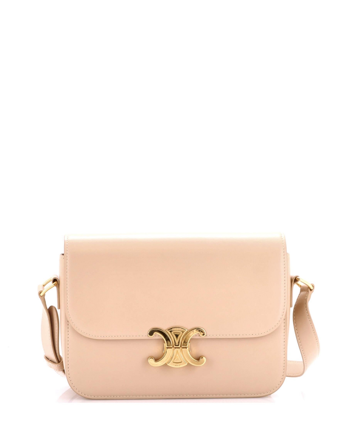 Click here for Pre-Owned Celine Medium Triomphe Shoulder Bag Smoo... prices