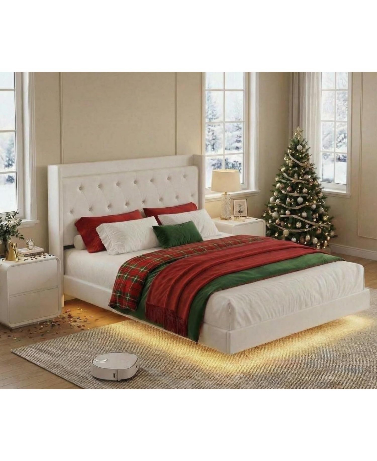 Click here for gaomon Queen Size Bed Frame with a Functional Stor... prices