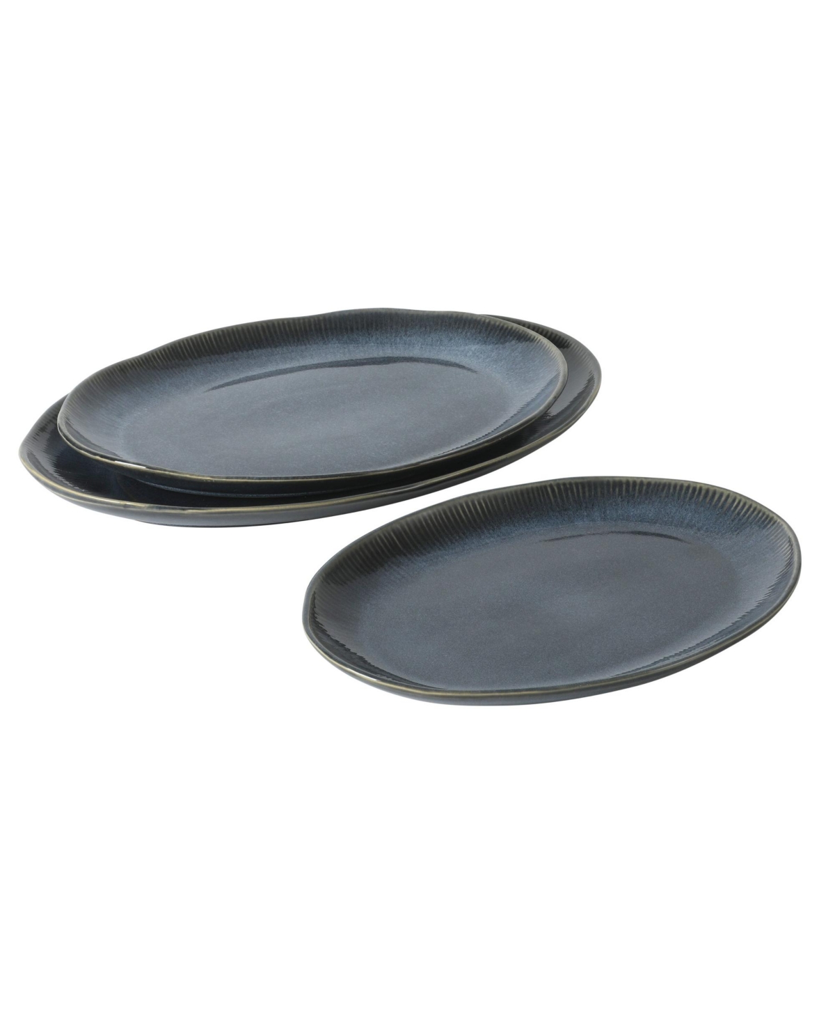Click here for Gibson Home Sandy Pines 3 Piece Oval Platter Set... prices