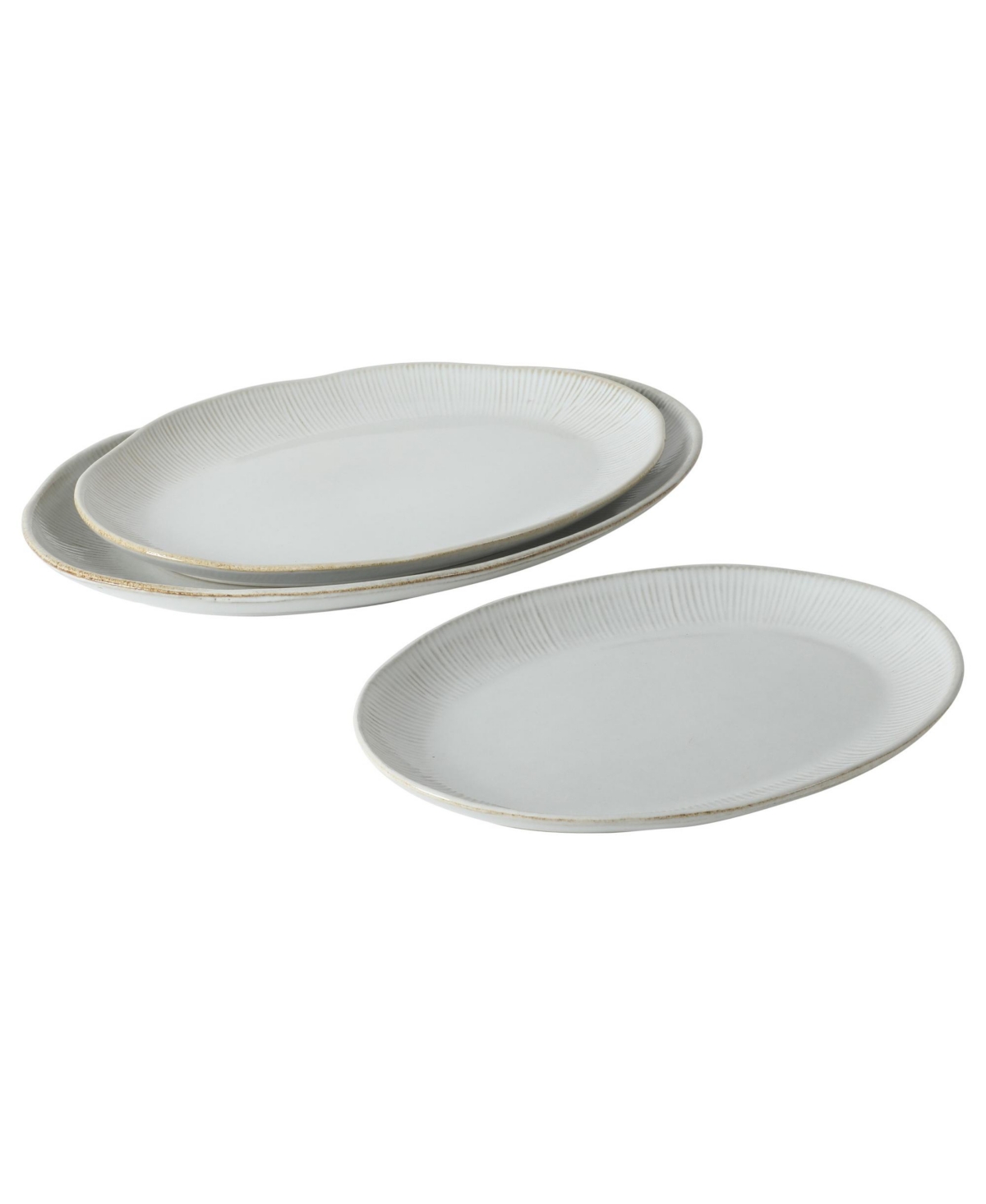 Click here for Gibson Home Sandy Pines 3 Piece Oval Platter Set... prices
