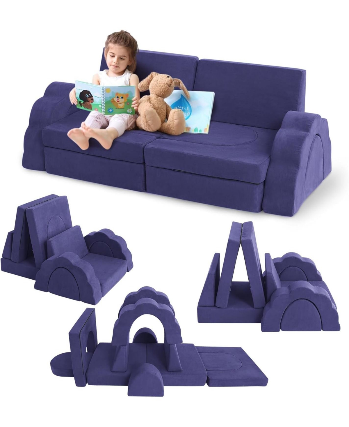 Click here for gaomon 11pcs Modular Kids Play Couch  Convertible... prices