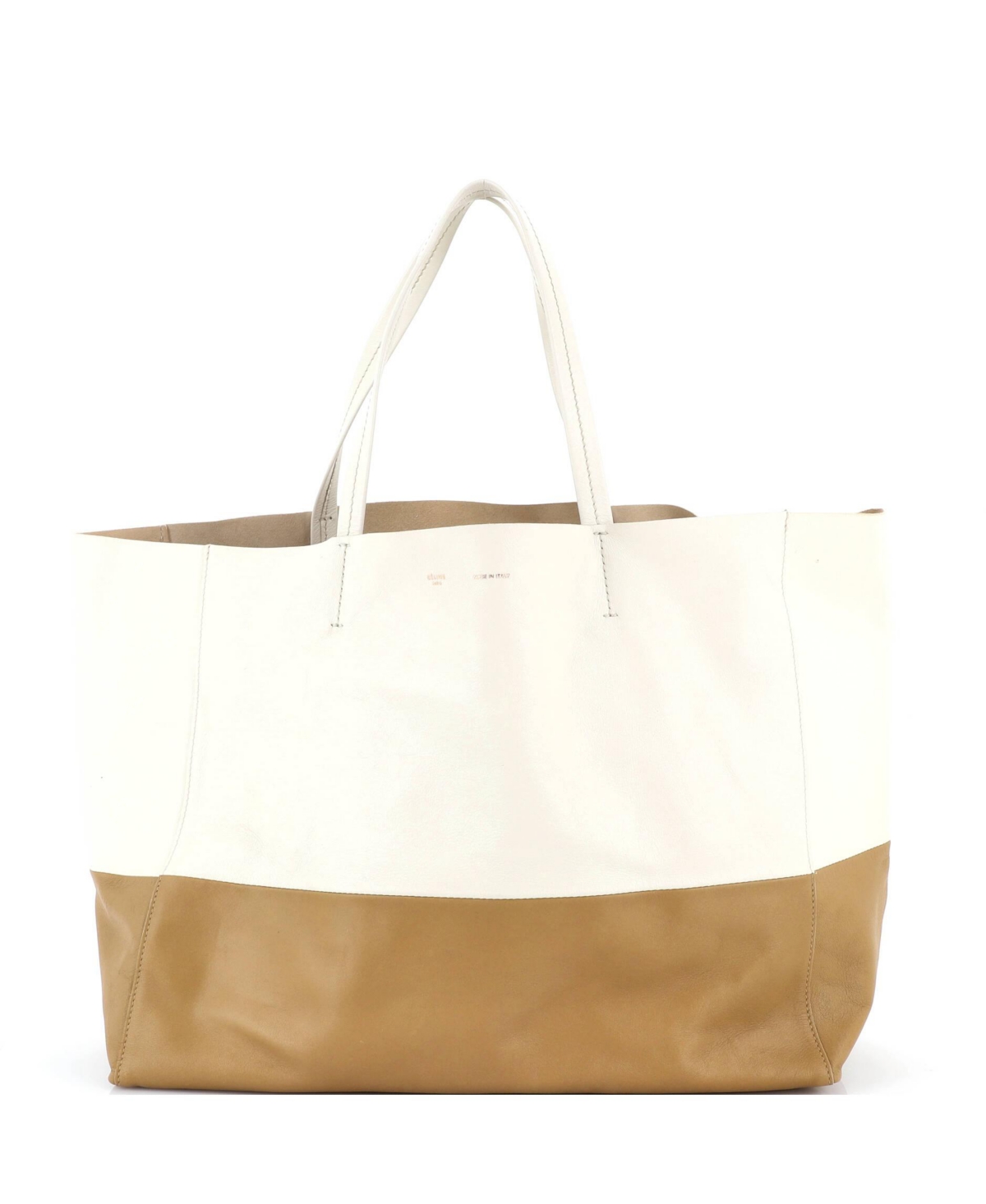 Click here for Pre-Owned Celine Large Horizontal Bi-Cabas Tote Le... prices