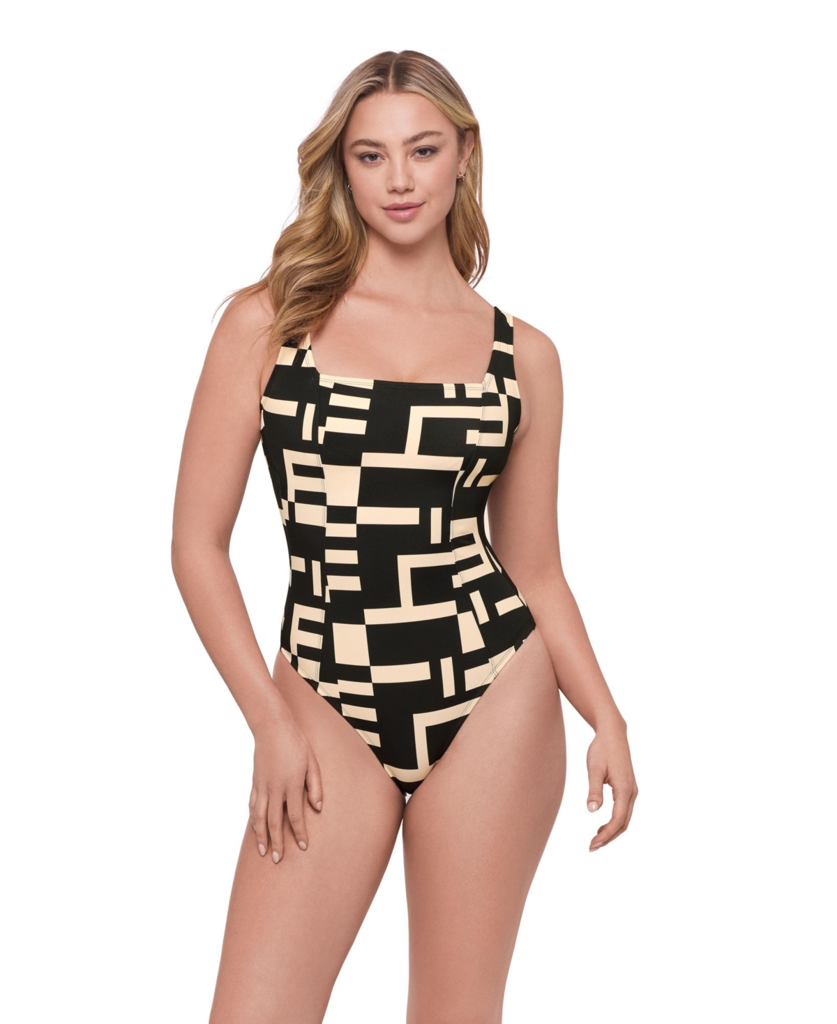 Click here for S3 Apparel Womens Sculpting Square-Neck Lace-Up Ba... prices