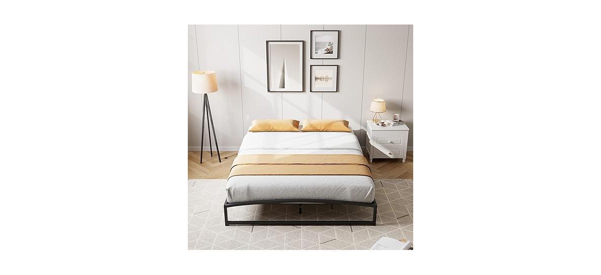 Click here for gaomon Full 10 Inch Metal Platform Bed Frame - Ste... prices
