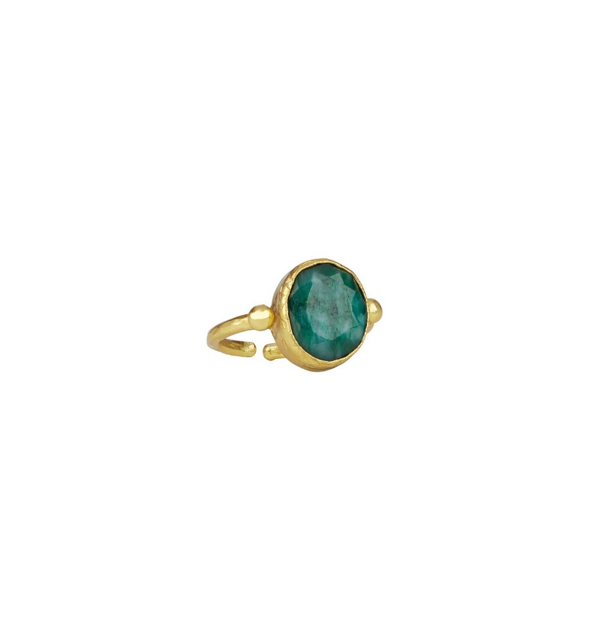 Click here for Ottoman Hands Siena Cocktail Ring - Emerald prices