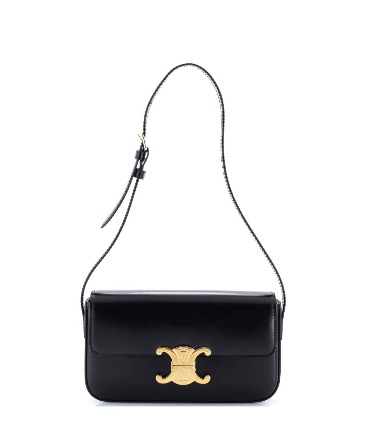 Click here for Pre-Owned Celine Triomphe East-West Shoulder Bag S... prices