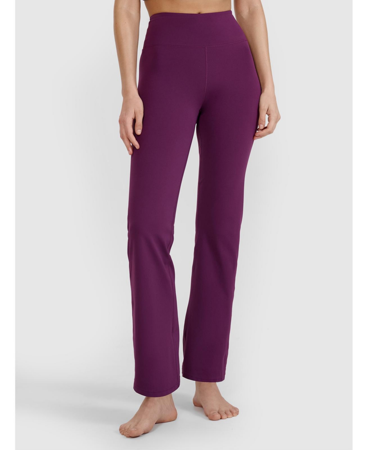 Click here for 4F Womens Flared Yoga Leggings - Dark violet prices