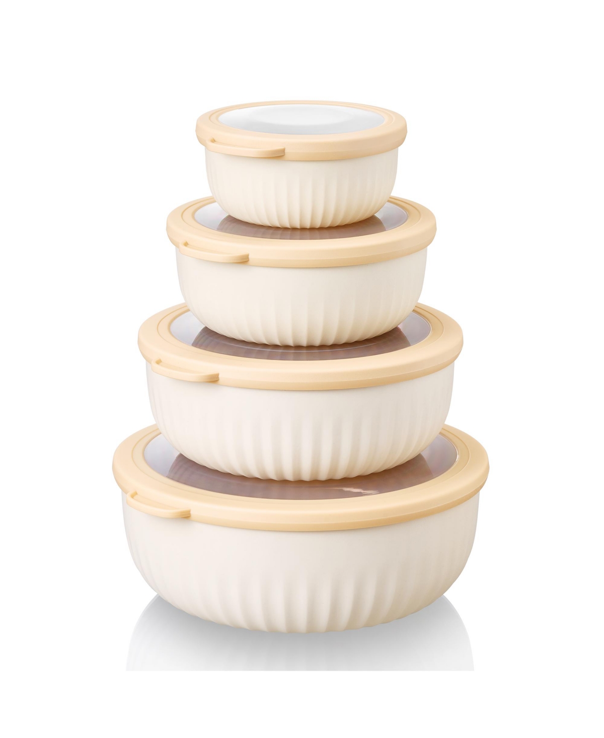 Click here for Sorbus 4-Pack Round Stackable Airtight Food Storag... prices