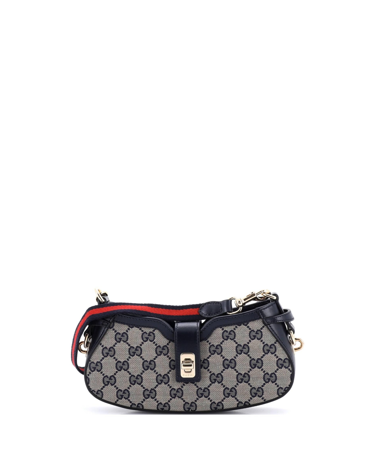 Click here for Pre-Owned Gucci Mini Moon Side Shoulder Bag Gg Can... prices