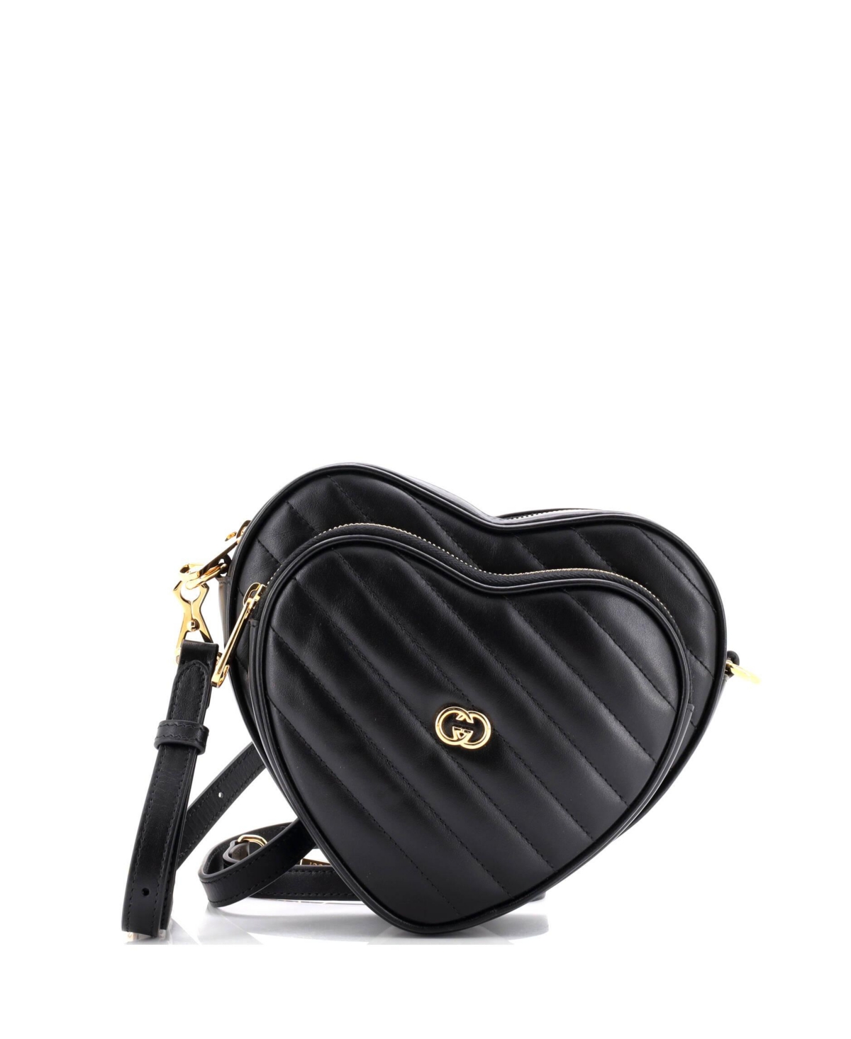 Click here for Pre-Owned Gucci Mini Interlocking G Heart Shoulder... prices