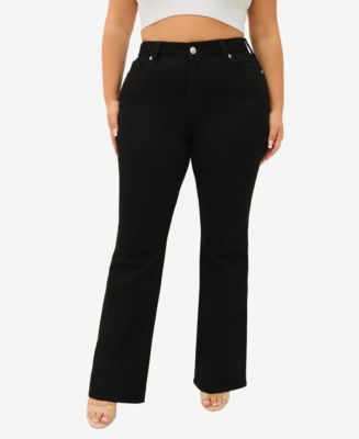 True Religion Plus Size Becca Bootcut Mid-Rise Jeans - Macy's