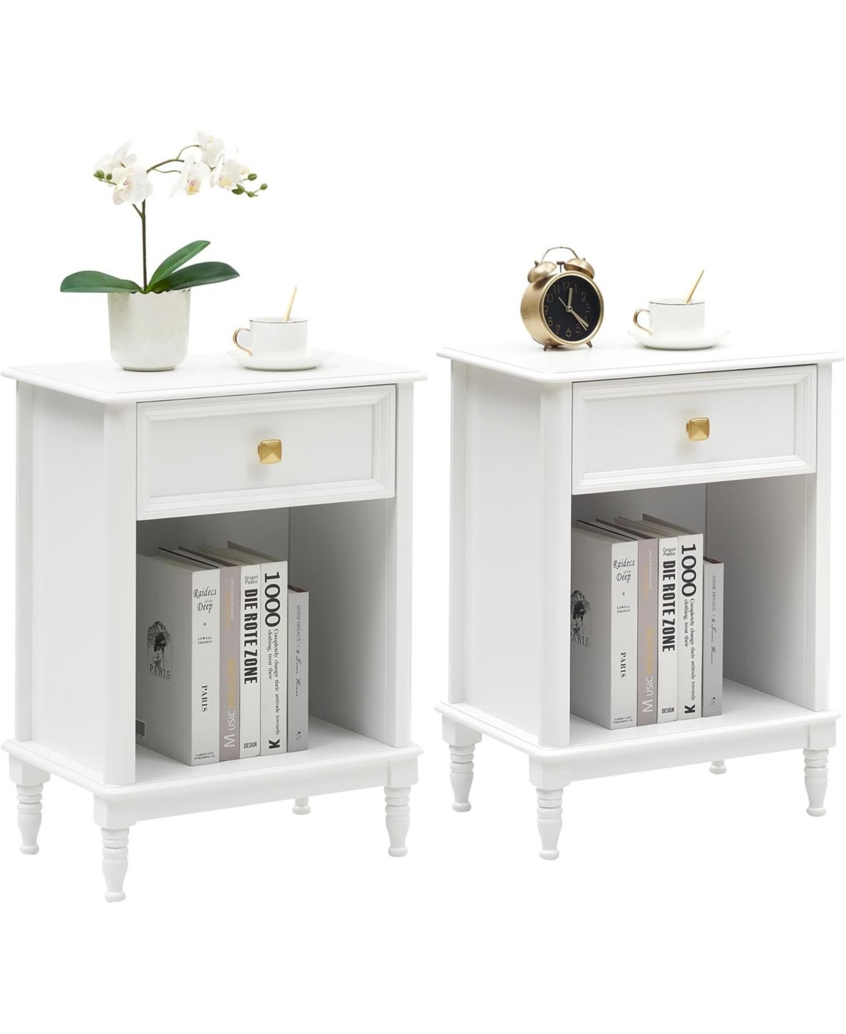 Click here for gaomon Wooden Nightstand Set of 2 End Table with S... prices