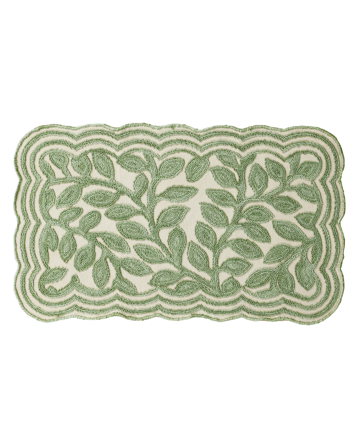 Click here for Laura Ashley Scalloped Skid Resistant Accent Rug... prices