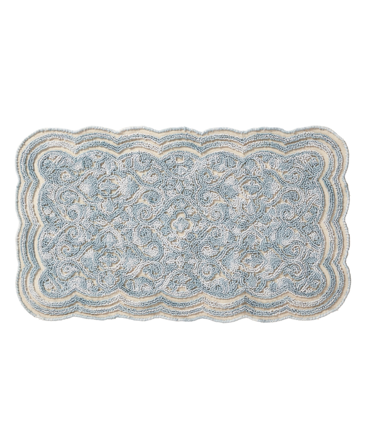 Click here for Laura Ashley Scalloped Skid Resistant Accent Rug... prices