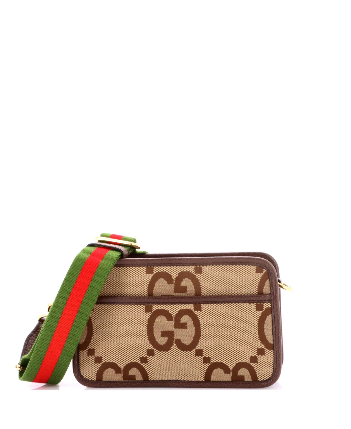 Click here for Pre-Owned Gucci Mini Camera Bag Jumbo Gg Canvas -... prices