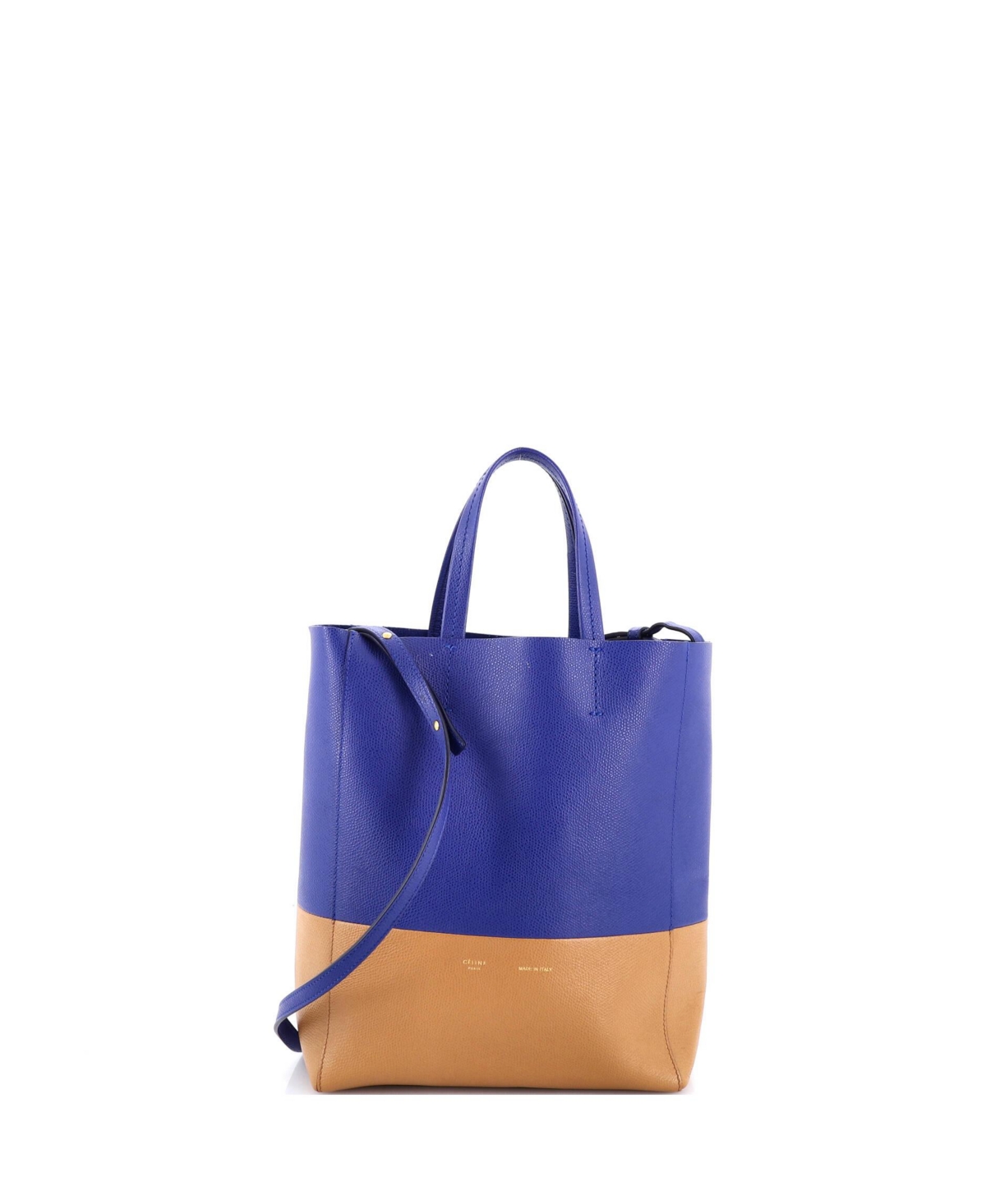 Click here for Pre-Owned Celine Small Vertical Bi-Cabas Tote Grai... prices