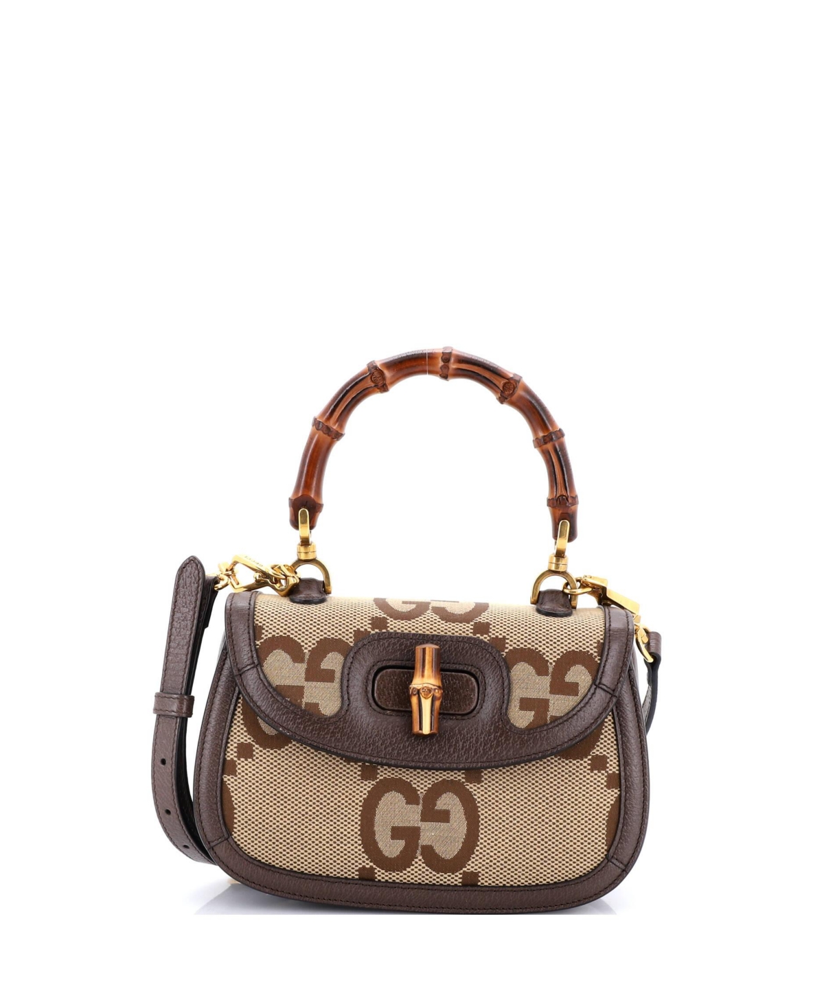 Click here for Pre-Owned Gucci Small Bamboo 1947 Top Handle Bag J... prices