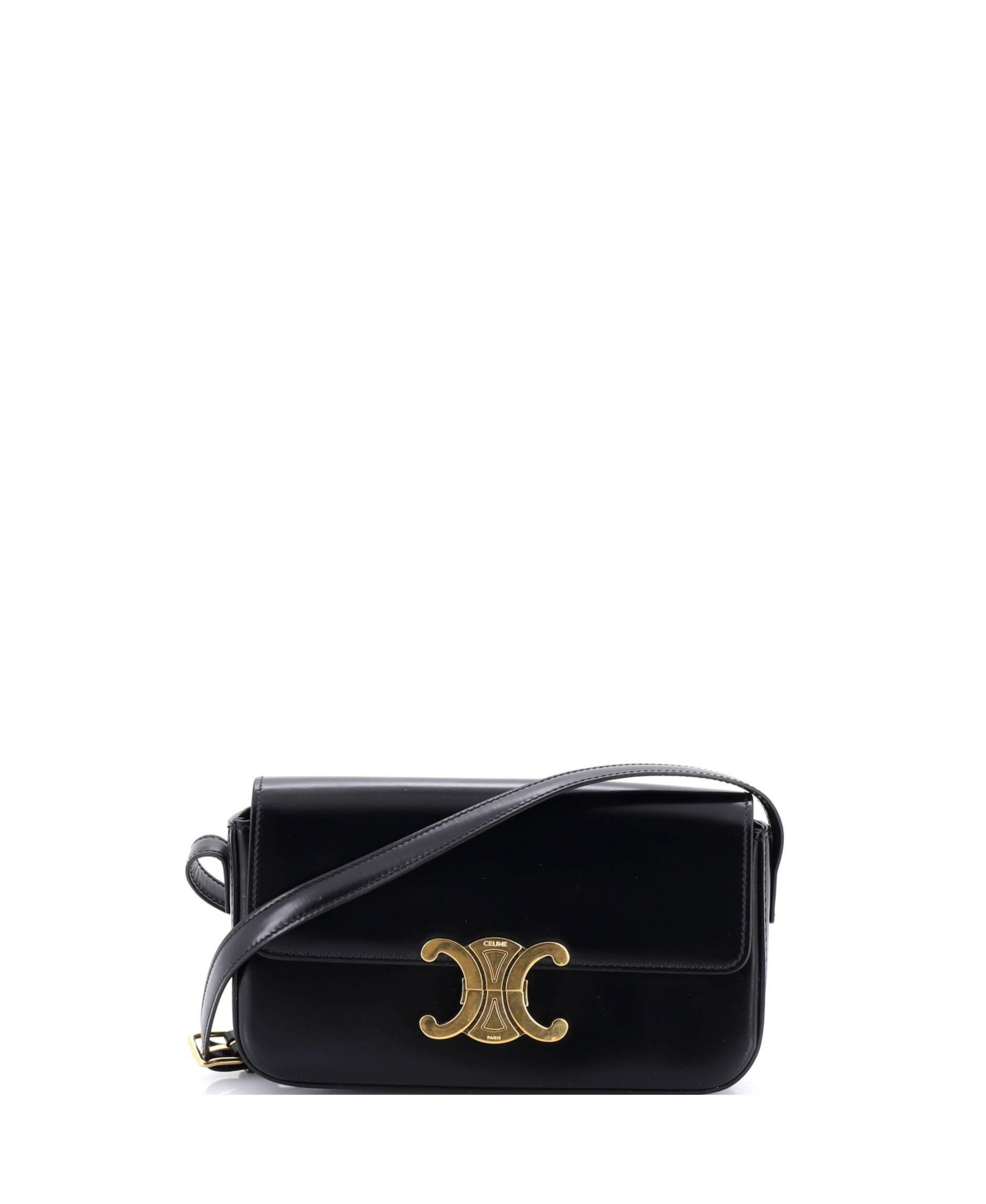 Click here for Pre-Owned Celine Triomphe East-West Shoulder Bag S... prices