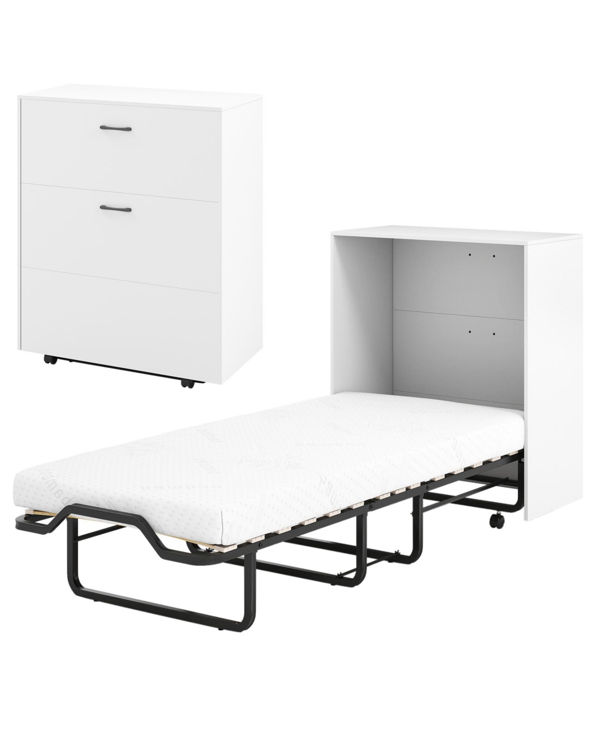 Click here for Sugift Cot Size Murphy Bed Folding Design with Loc... prices