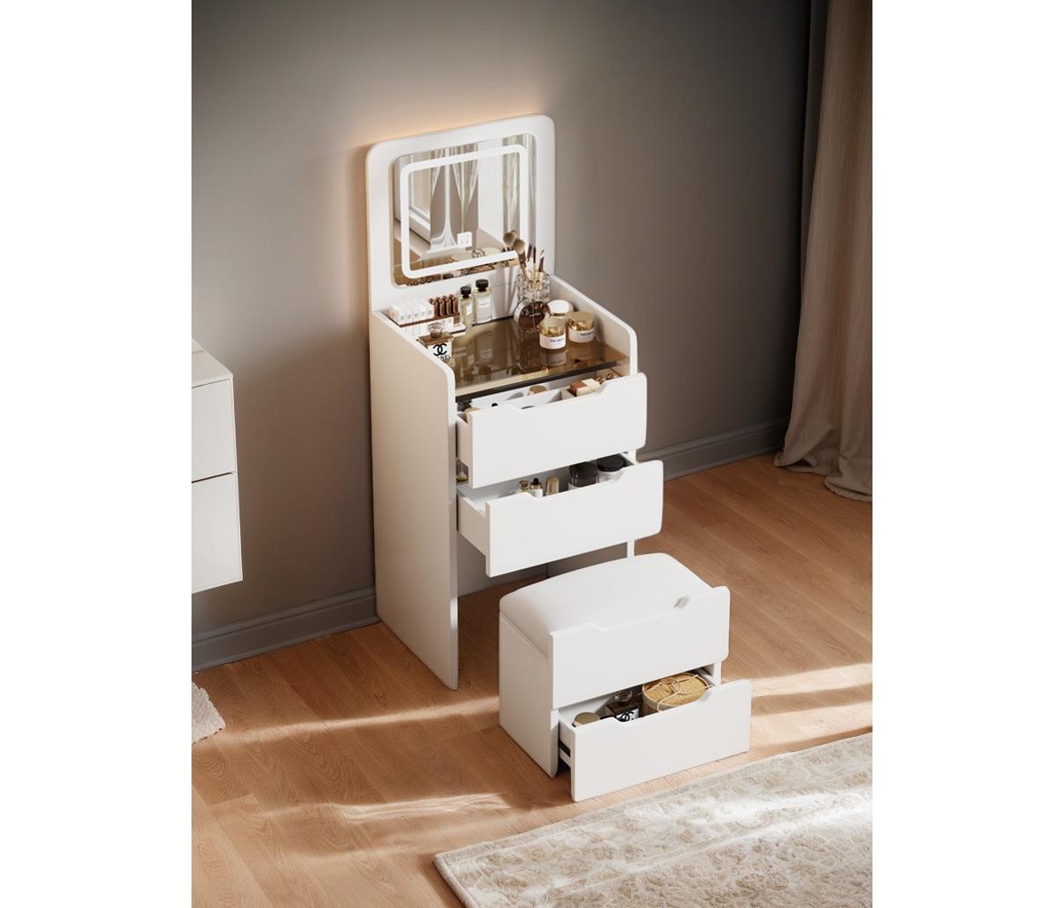 Click here for Flynama Space Saving Small Vanity Table with Basic... prices