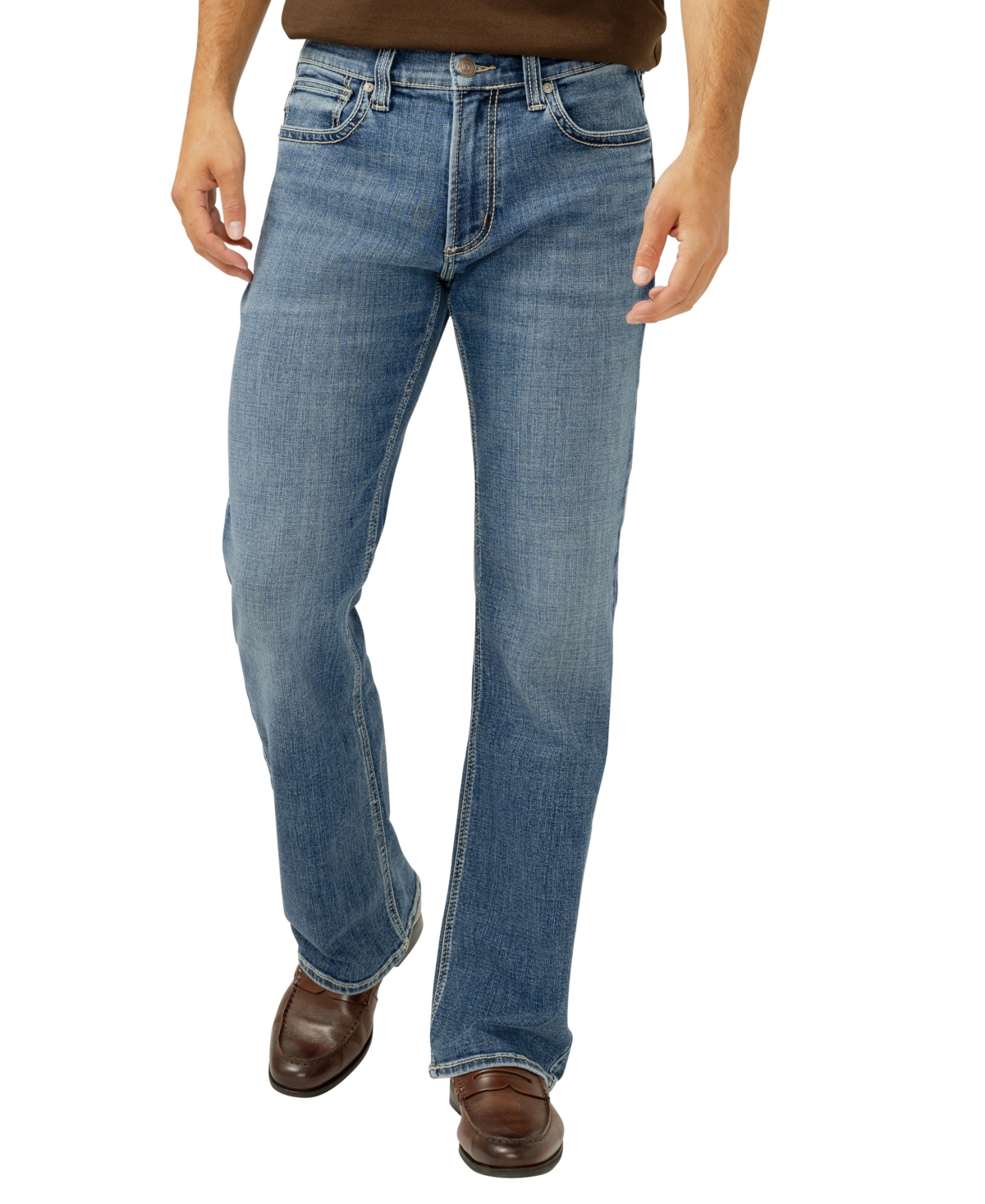 Click here for Silver Jeans Co. Mens Zac Relaxed-Fit Straight-Leg... prices