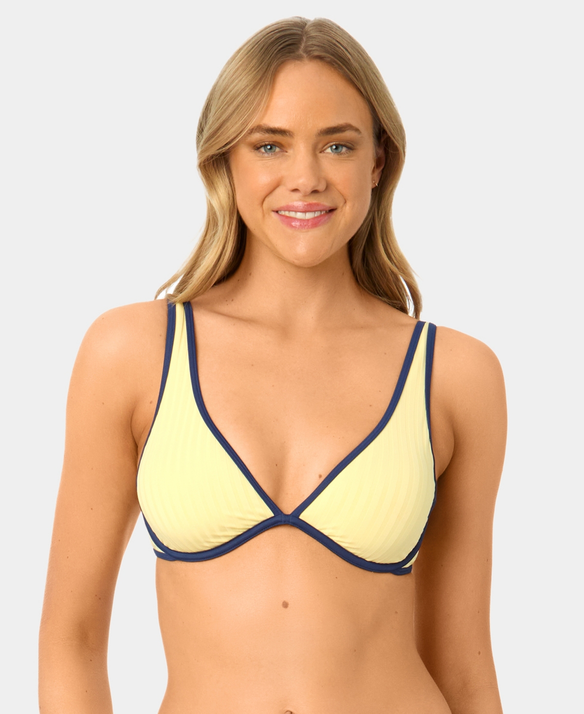 Click here for California Waves Womens Solid Plunge Underwire Swi... prices