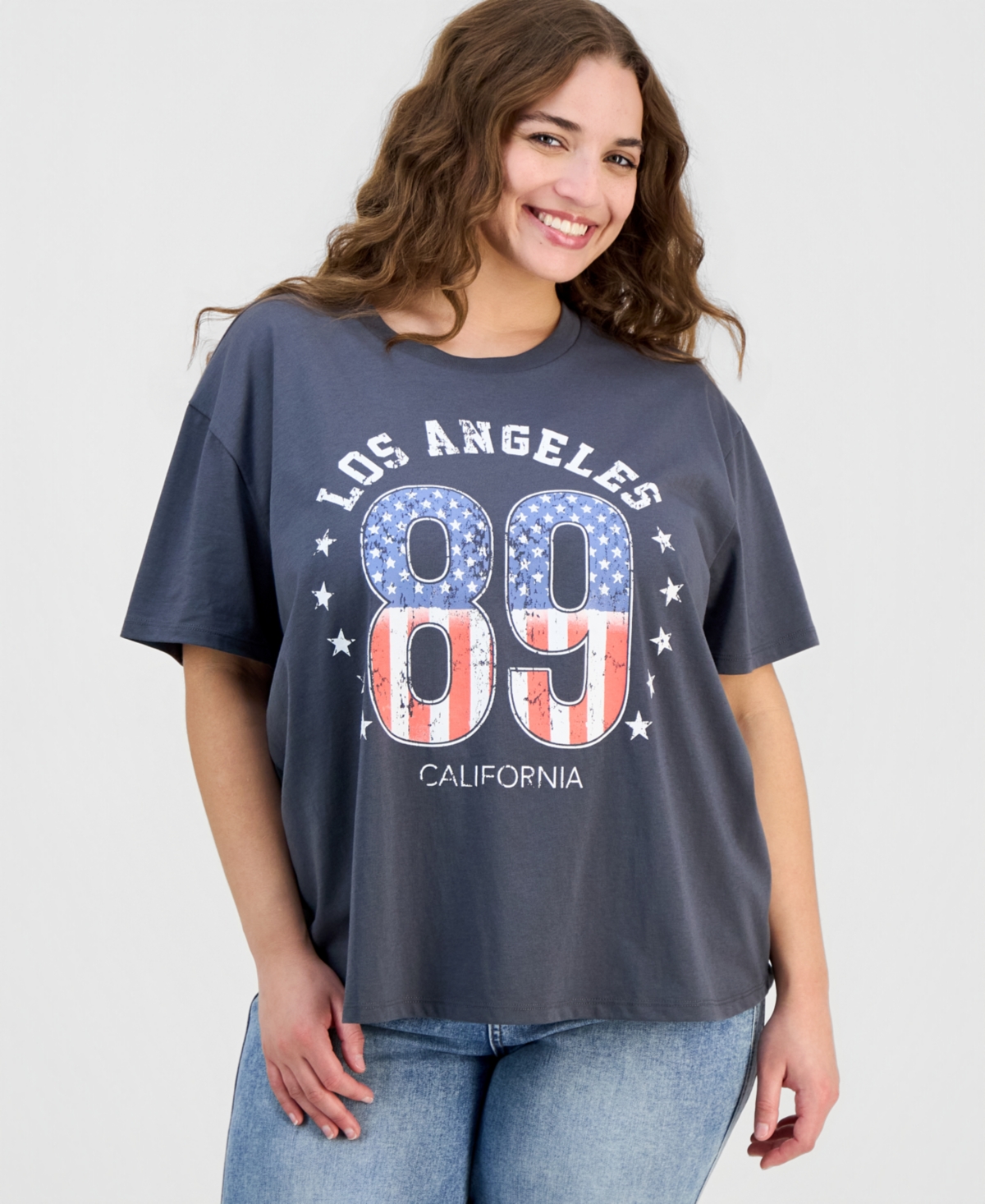 Click here for Rebellious One Trendy Plus Los Angeles 89 Short-Sl... prices