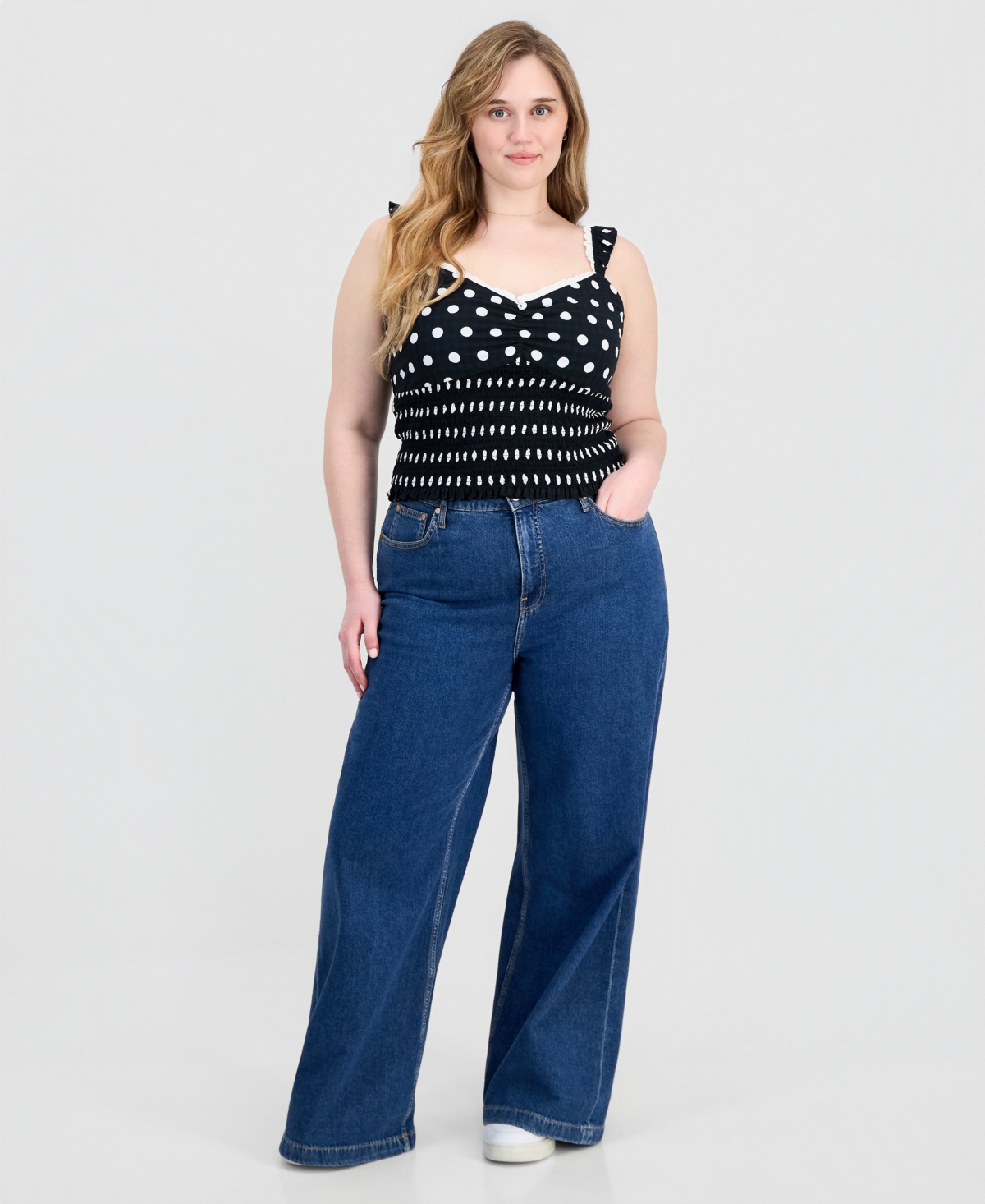 Click here for Full Circle Trends Trendy Plus Size Printed Smocke... prices