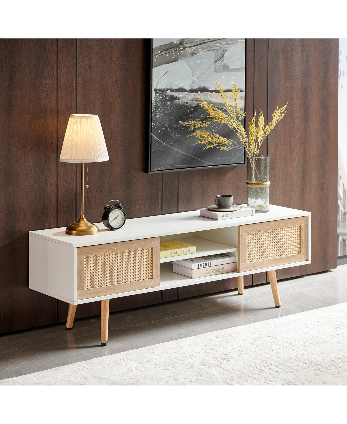 Click here for Rainsken Rattan Coffee Table - Double Sliding Door... prices