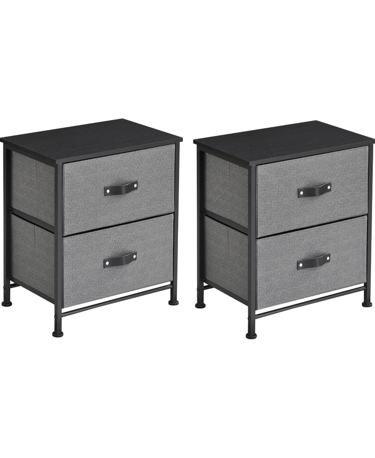 Click here for gaomon Nightstand Set of 2  2 Drawer Dresser for B... prices