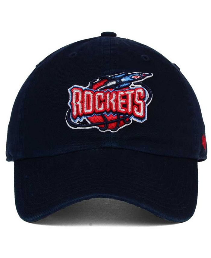 '47 Brand Houston Rockets Hardwood Classics Clean Up Cap - Macy's
