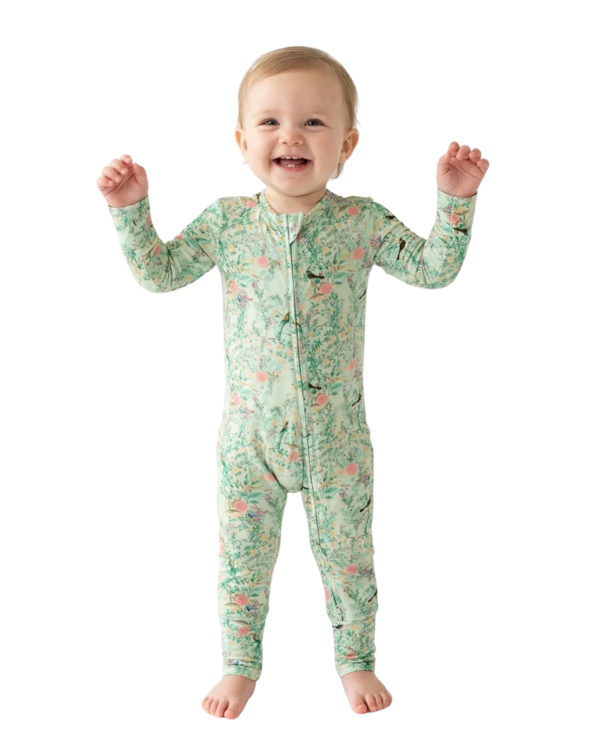 Click here for Motette Baby Girls Sage Blossom Bamboo Sleeper - G... prices