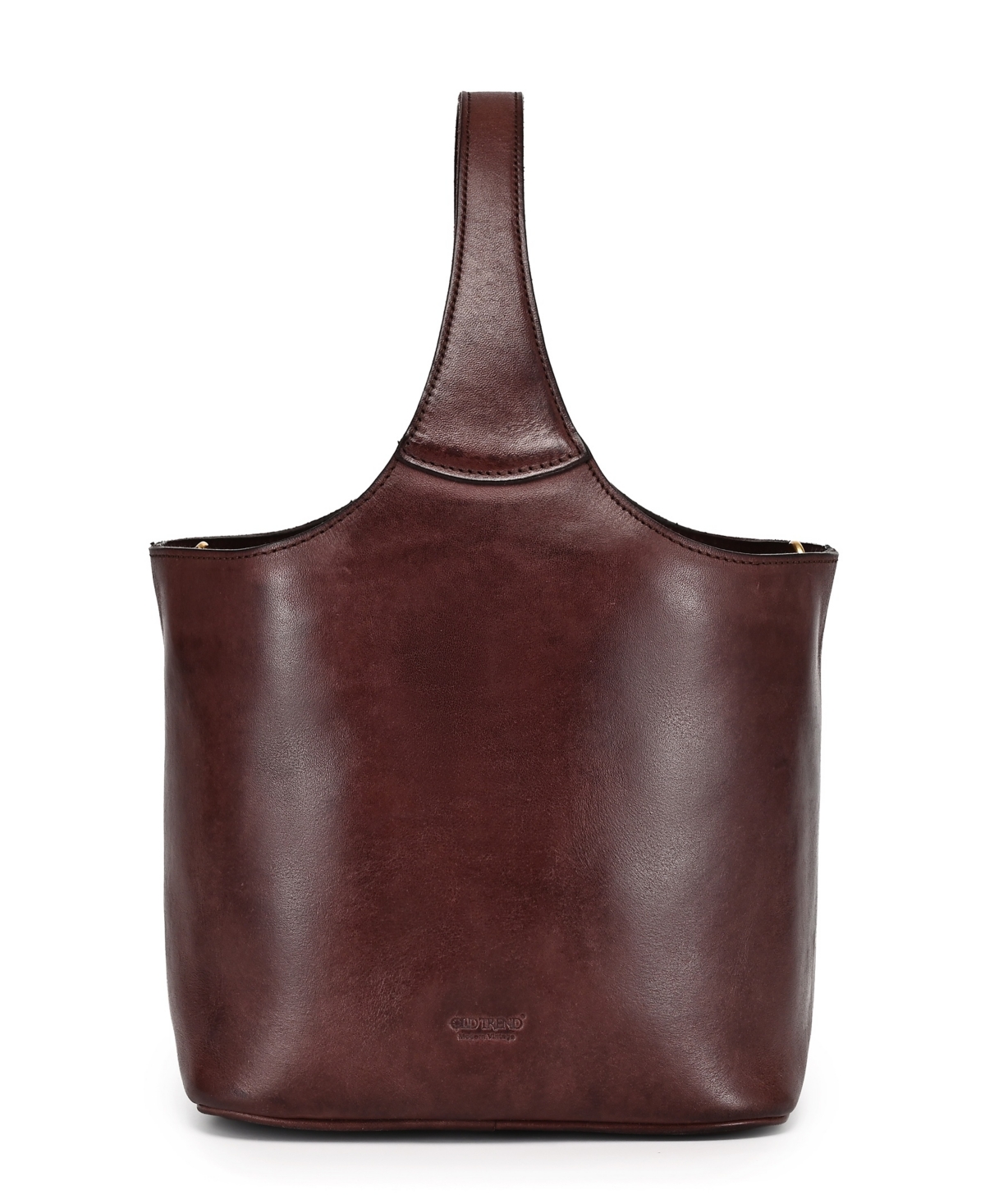 Click here for Old Trend Napa Handcrafted Mini Bucket Bag - Coffe... prices