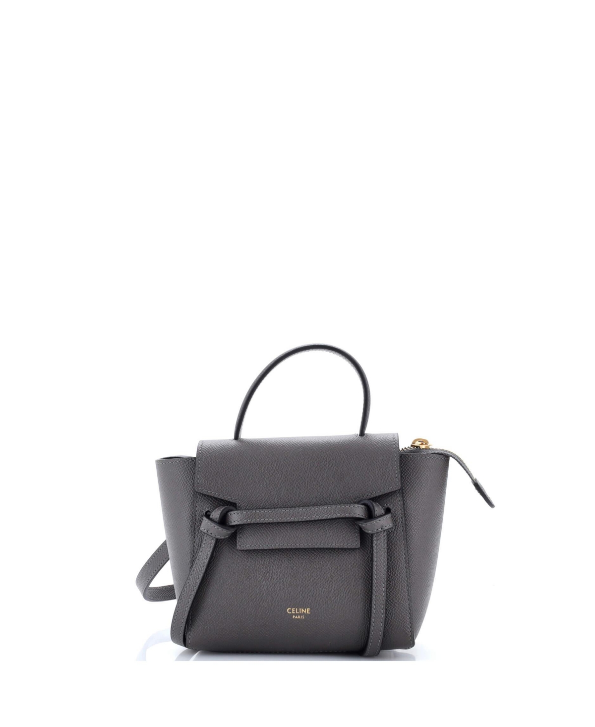 Click here for Pre-Owned Celine Pico Belt Bag Textured Leather -... prices