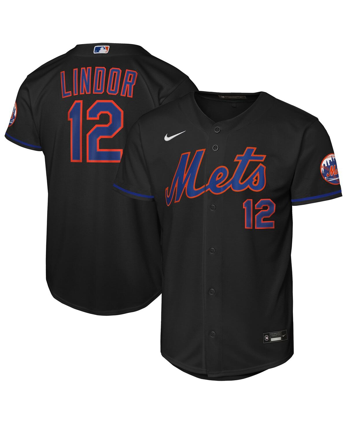 Click here for Nike Big Boys and Girls Francisco Lindor Black New... prices