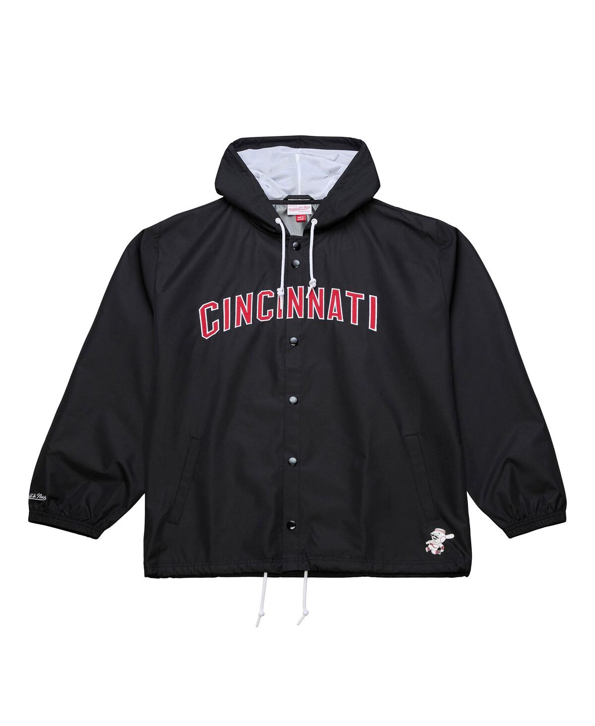 Click here for Mitchell & Ness Mens Black Cincinnati Reds Full-Sn... prices