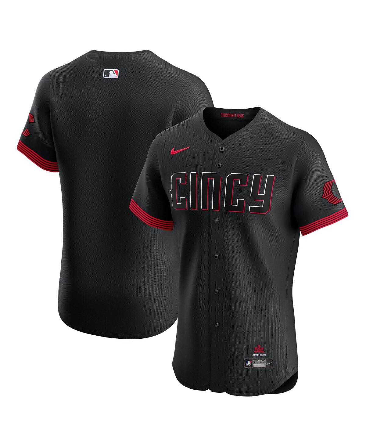 Click here for Nike Mens Black Cincinnati Reds City Connect Elite... prices