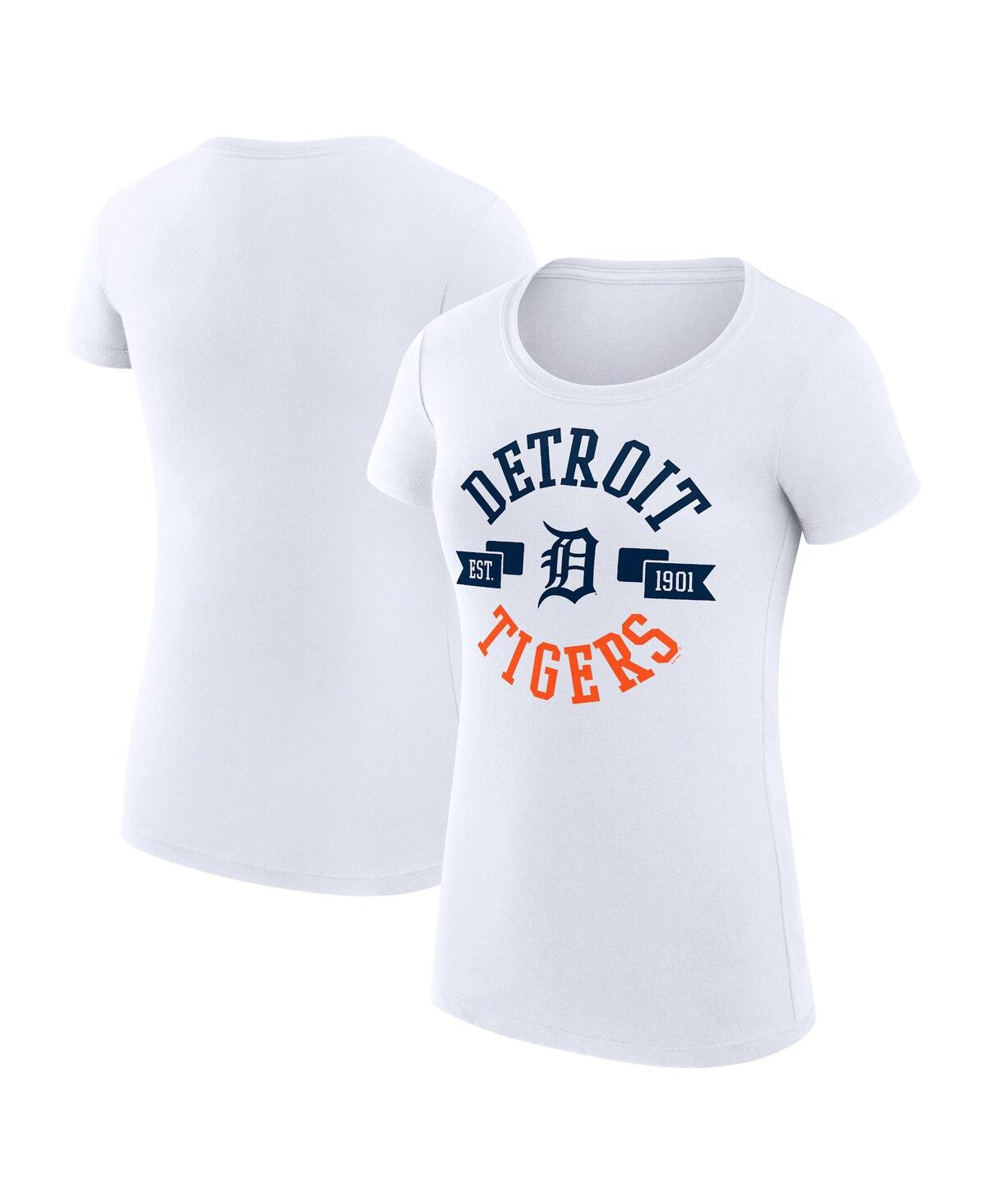 Click here for G-iii 4Her by Carl Banks Womens White Detroit Tige... prices