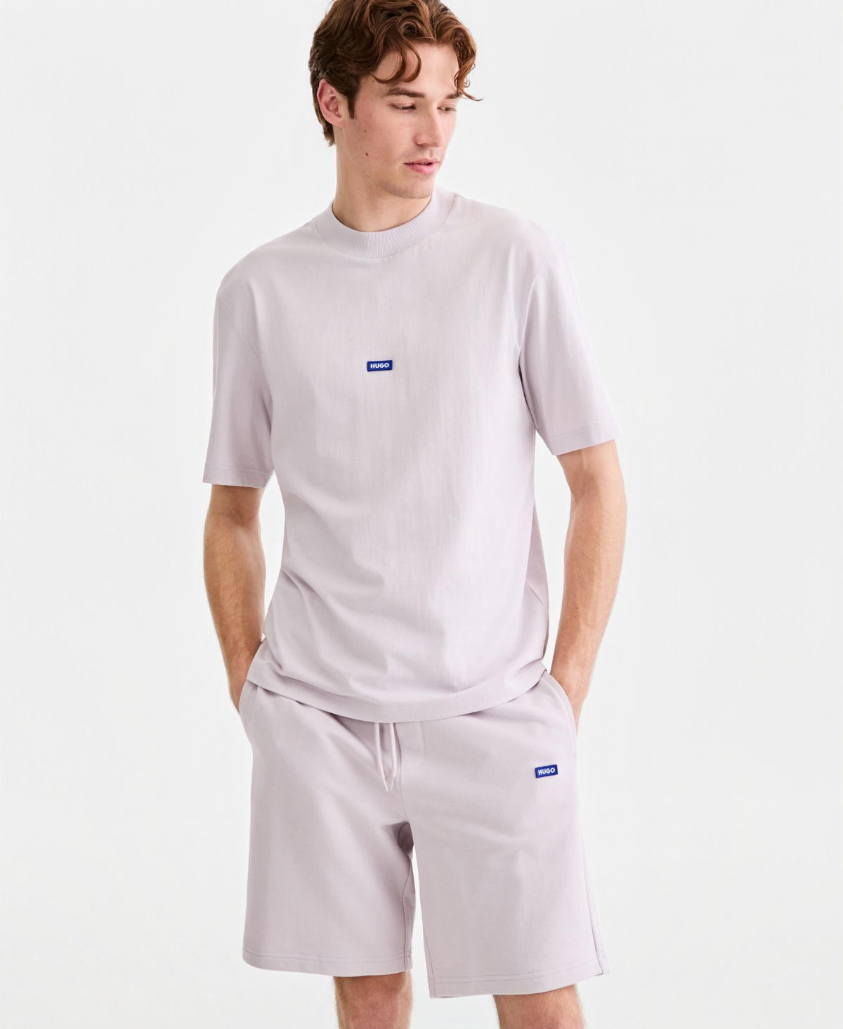 Click here for Hugo by Hugo Boss Mens Nieros T-Shirt - Light/Past... prices