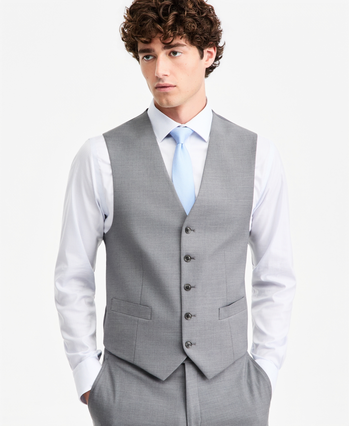 Click here for Tommy Hilfiger Mens Modern-Fit Wool Th-Flex Stretc... prices