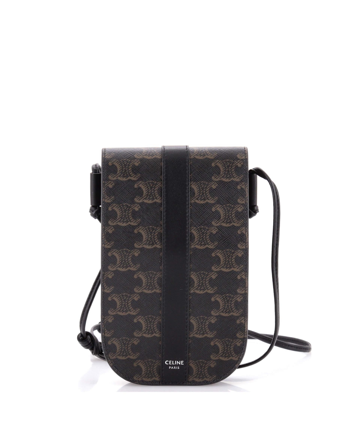 Click here for Pre-Owned Celine Phone Pouch Crossbody Triomphe Co... prices