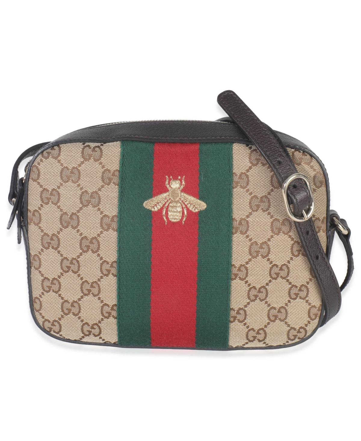 Click here for Pre-Owned Gucci Gg Supreme Canvas Web Small Webby... prices
