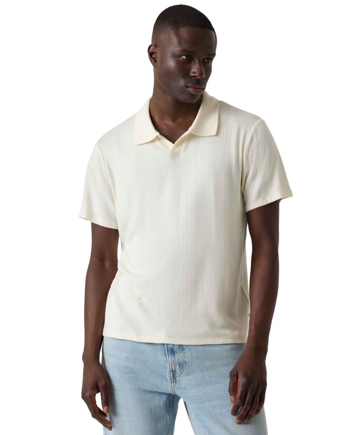 Click here for Guess Mens Short-Sleeve Polo Shirt - White Glam prices
