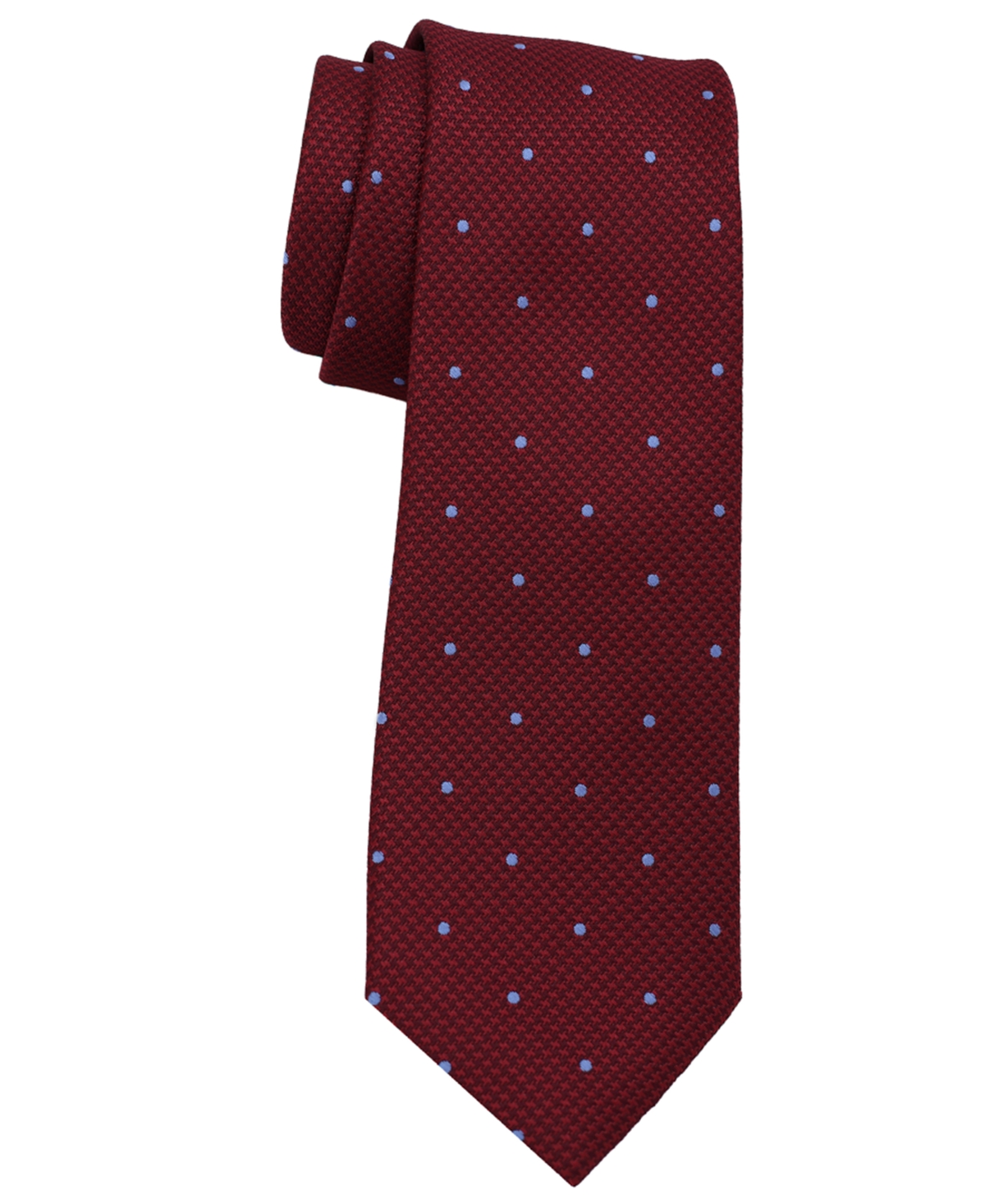 Click here for Ben Sherman Mens Dotted Slim Tie - Navy Burgundy prices