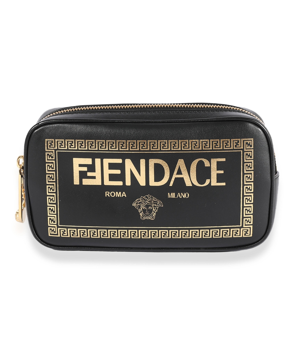 Click here for Pre-Owned Fendi x Versace Fendace Black Logo Print... prices